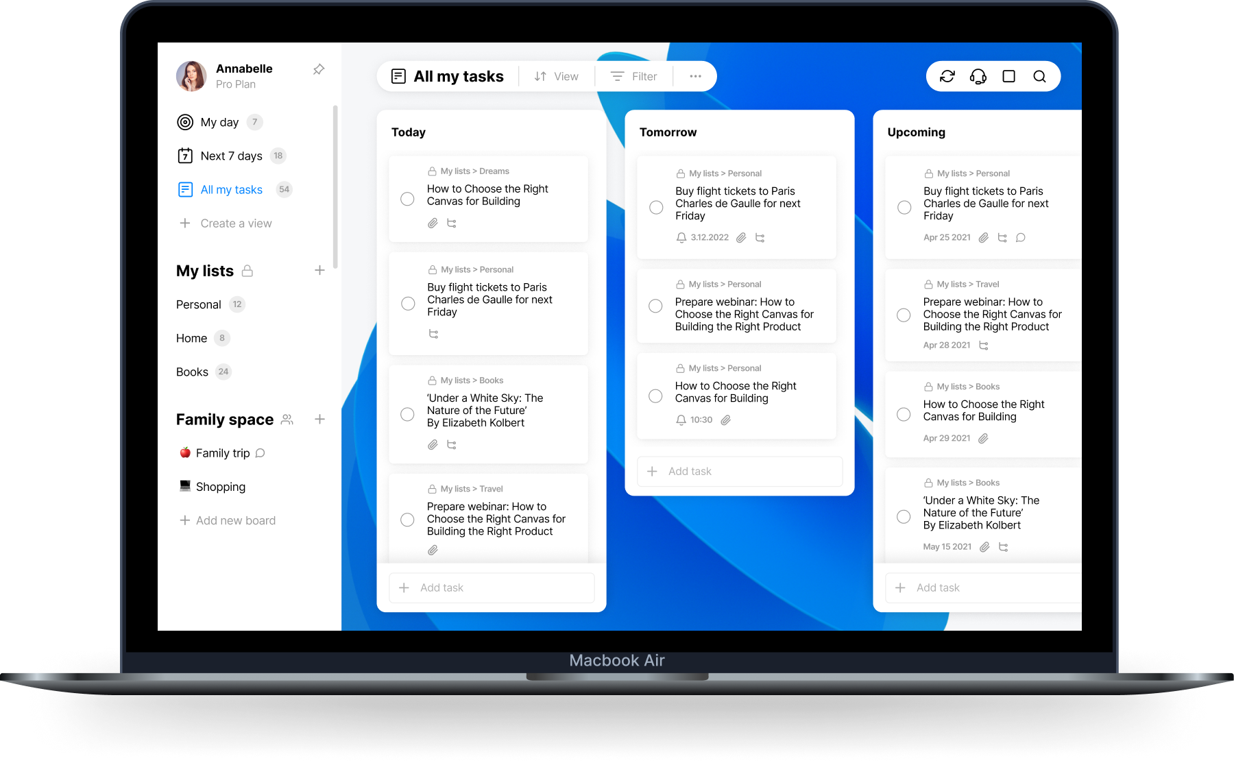 The Best To Do List App For Web Any do